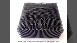 China Gerber Cutter Parts 92913001 Nylon Bristles 1.6" Sq Foot Black Color for sale