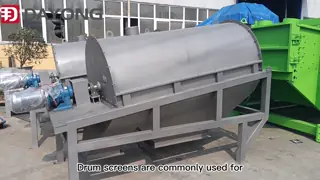Large capacity Trommel screen