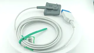 Watch:Compatible GE Marquette 11 Pin Direct Spo2 Sensor Adult Finger Soft 2.8M