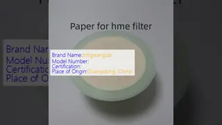 HME Filter Paper 99.999% Efficient 220% Water Absorb