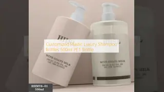 Custom Luxury PET Shampoo Bottles 500ml