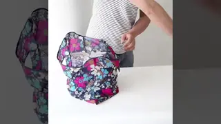 Custom Printed Tote Bags - Foldable Recycled Polyester, Full Color Shopping & Promotion Bags