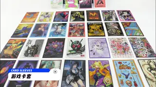 Custom Popcorn Games Card Sleeves 67x93 Poly Opp Anime Card Protector