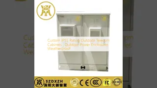 IP55 Outdoor Telecom Cabinets Weatherproof Power