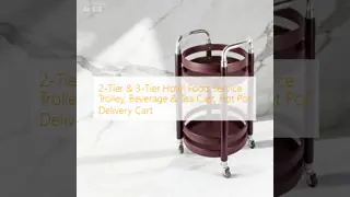 Hotel Service Trolley: Food Beverage Cart