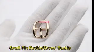 13mm Curve Center Bar Metal Pin Buckle for Shoes