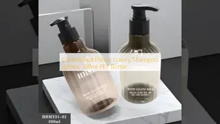 300ml PET Shampoo Bottle Custom Luxury Packaging