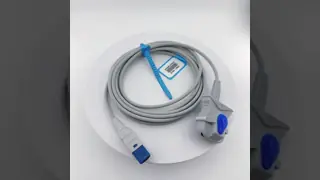 Watch:Compatible HP 8Pin Direct Spo2 Sensor Adult Finger Soft 2.8M