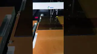 4mm gray glass laser cutting polygon