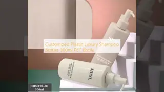 Custom 300ml PET Shampoo Bottle With Pump