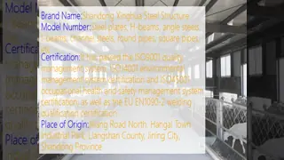 Galvanized Poultry Steel Structure Ventilation