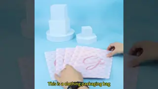 Functional Frosted Zipper Packaging Bag for Textile Products