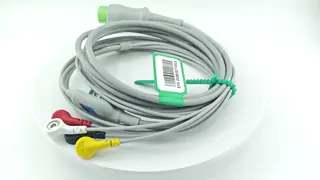 China Compatible Schiller MT-200 Holter Cable 6 lead wires for sale