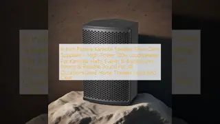 100W Karaoke Speaker Loud Clear Sound