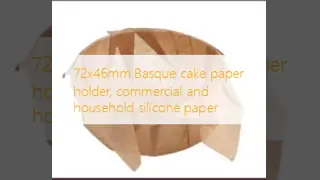 Basque Cake Paper 80x35mm Heat Resistant