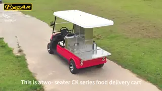 CKH2 Red Golf food delivery cart: attentive service on the golf course