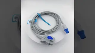 Watch:Compatible Siemens 7 Pin Direct Spo2 Sensor Adult Finger Soft 2.8M