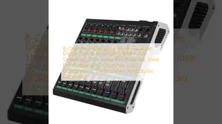 Pro 8 Channel Mixer Bluetooth DSP Live Sound