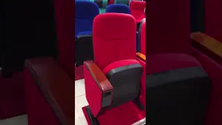 Durable Fabric Lecture Hall Seating With Tablet Auditorium Chair Foldable Teaching Chairs Armchairs