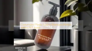 Custom PET Bottles With Pump For Cosmetics