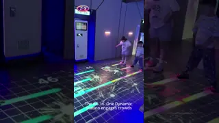 China Coin Operated Interactive Floor Compact Motion Sensing Floor Games Solution Business for sale