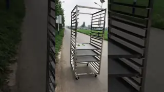 Stainless Steel Drying Trays Rack Drying Trolley