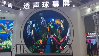 Spherical LED display screen, immersive experience, high-definition picture quality.