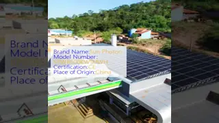 500KW Solar Power System 1MWH Battery