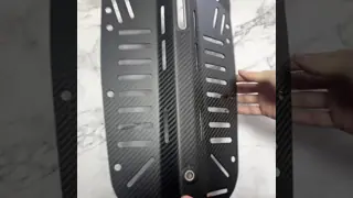 Colorful Scuba Diving Carbon Fiber Backplate for Unwater Snorkeling
