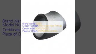 Custom Alloy Steel Pipe Fittings for Chemical Pressure