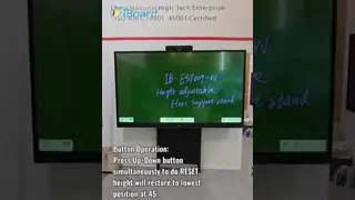 China Mobile Chart For Smart TV Touch screens Mobile Stand Fit For Size 55 65 75 86 IFPD for sale