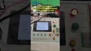 ZXJF-150/250 GIS Withstand Voltage and Partial Discharge Testing System - Customer Acceptance Test S