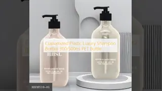 Custom PET Bottles With Pump For Cosmetics