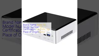 Mini Gaming PC Intel Core Dual LAN DDR4 Fan