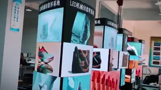 Mechanical LED display screen, flexible design, high image quality.