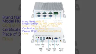 Industrial PC 6 COM Dual LAN Fanless J1900