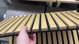 Slat acoustic panel