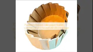 Basque Cake Paper 72x36mm Heat Resistant