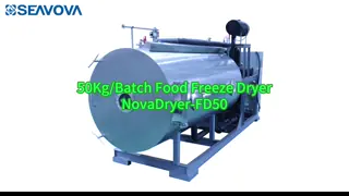 50Kg Food Industrial Lyophilizer Freeze Dryer NovaDryer-FD50