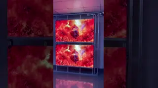 Indoor fixed-installation LED display screen with high refresh rate and wide color gamut coverage.
