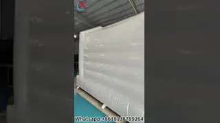 White Castle Bounce House Wedding Fun