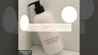 Custom 500ml PET Shampoo Bottles With Pump