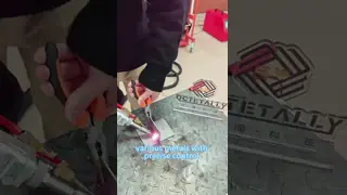 Demonstration of Laser Welding Machine for Welding Metal Sheets