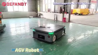 Intelligent Battery Raill Transfer Cart,9 Ton Automatic Guded Vehicle