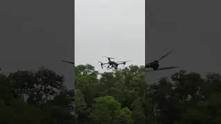 DJI T50 Drone Test Flight Agricultural Spraying Spreading