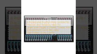 Pro Analog Mixer: Stage Sound Perfection