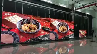 Indoor small-pitch LED display screen with high color saturation and lifelike images.