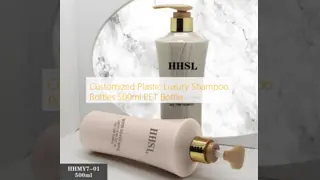 Custom Luxury PET Shampoo Bottles 500ml