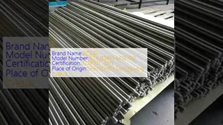 35K 45K Gr5 Threaded Rod Black Finish