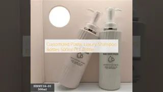 Custom PET Bottles Luxury Shampoo 500ml
